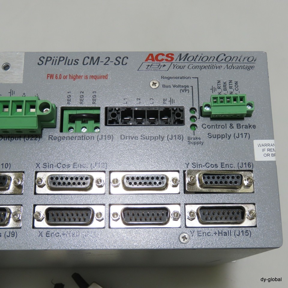 ACS MOTION CONTROL Used SPiiPlus CM-2-SC SP+CM2AM2HSCDY DRV-I-2672=9D44 ...