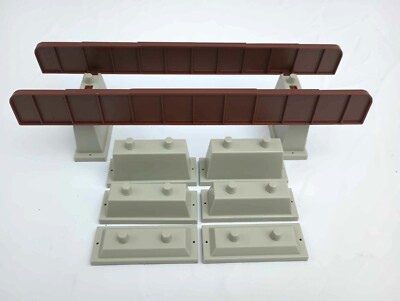 Life like Power Loc Bridge & Pier 10 piece set HO track gauge train ...