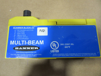 Banner FVG1 Multi-Beam Scanner Block VGC!!! with Free Shipping | eBay