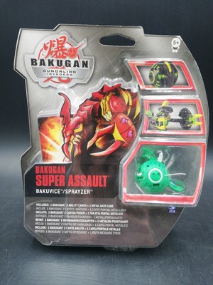 Bakugan Super Assault Bakuvice Darkus Sprayzer GREEN H6 | eBay