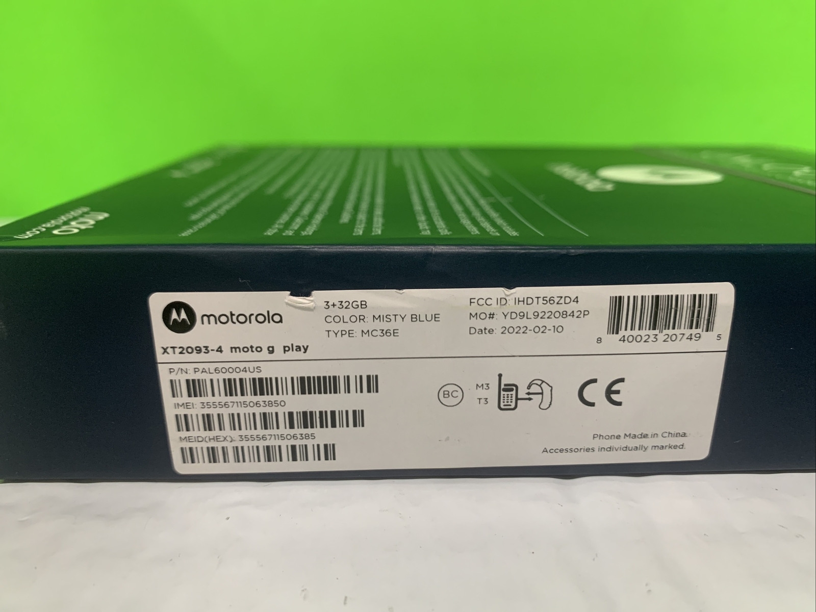 Motorola Moto G Play 32gb 2021 Factory Unlocked Misty Blue Mc36e for ...