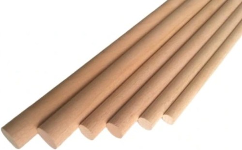 Premium 1m Beech Wood Dowels - Smooth & Sturdy Rods for DIY Crafting ...