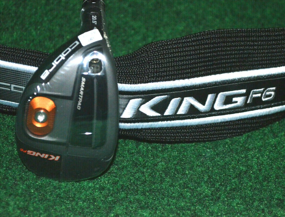 New Cobra King F6 Black 3-4 Hybrid Regular Matrix MFS Red Tie Graphite ...