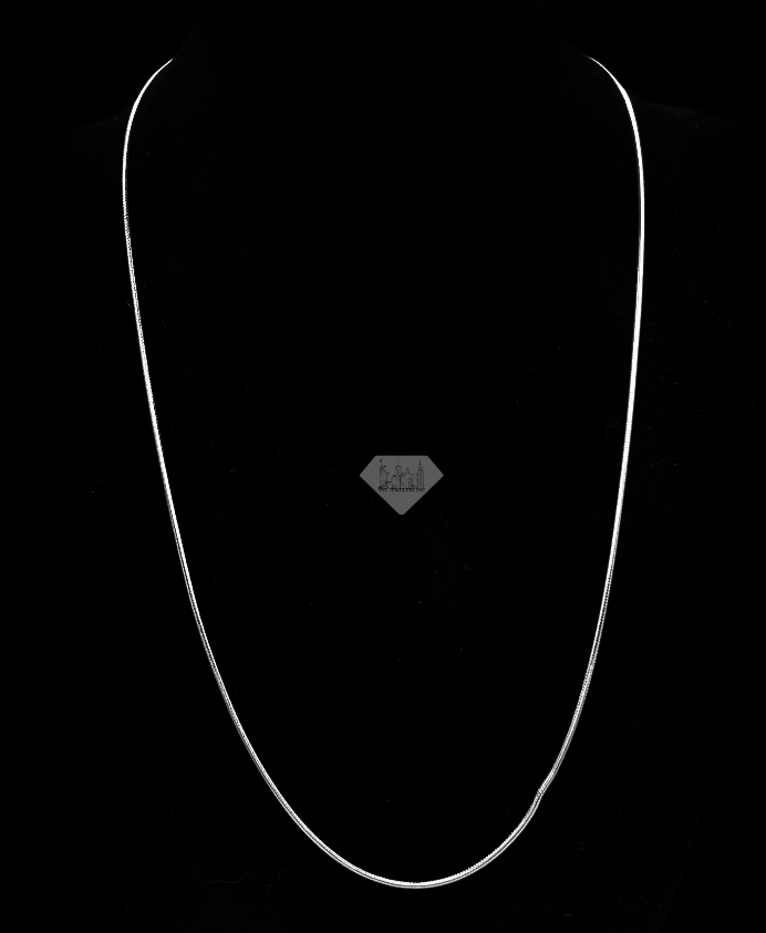 Italian Solid Sterling Silver Snake Link Chain Necklace 925 Silver ...