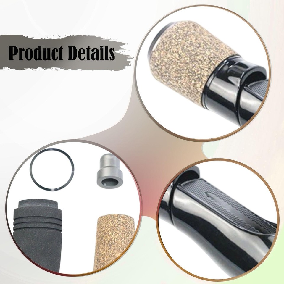 Split Handle Grip with Reel Seat Cork Fly Fishing Rod Handle for ...