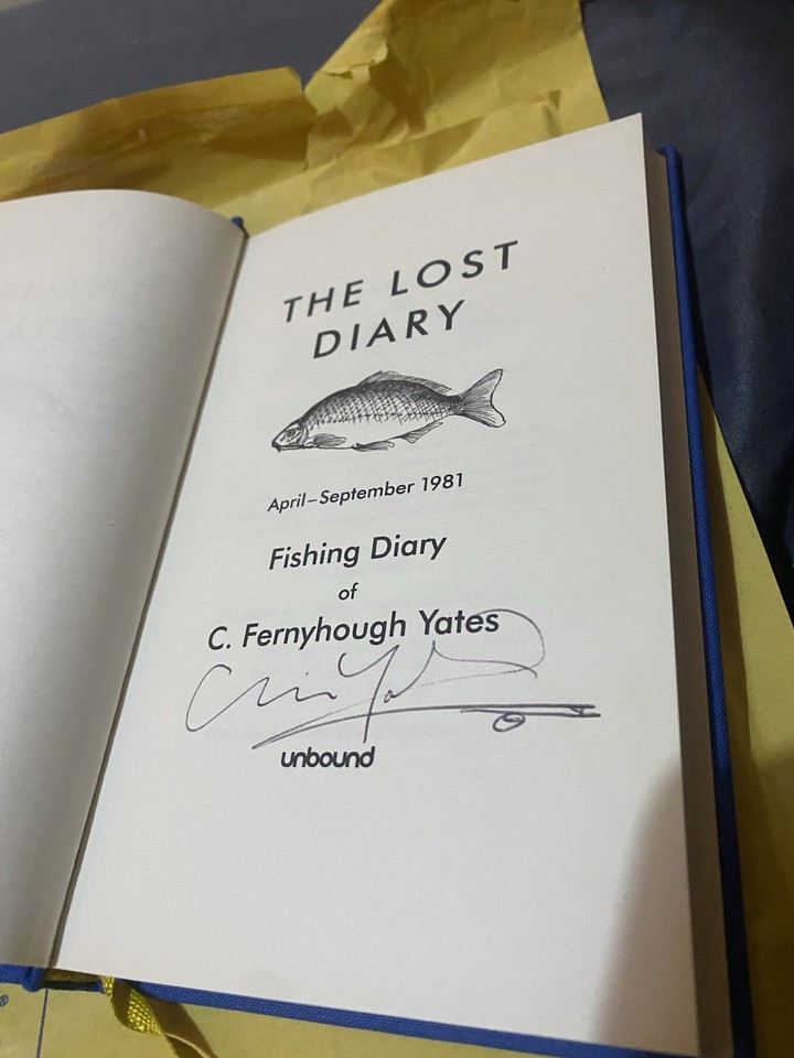 Chris Yates The Lost Diary Hardback Book, April-Sept 1981, 1st Edition ...