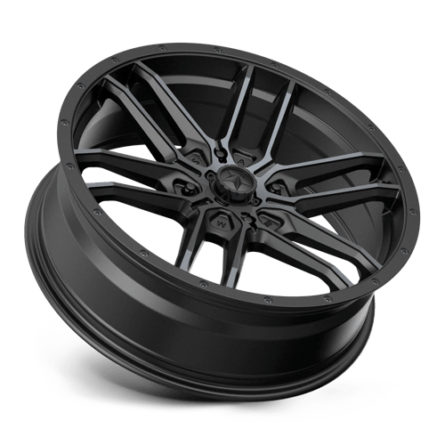 MSA Offroad M43 FANG 20X7 +10 Black & Titanium Wheel Rim 4X156 (QTY 1 ...
