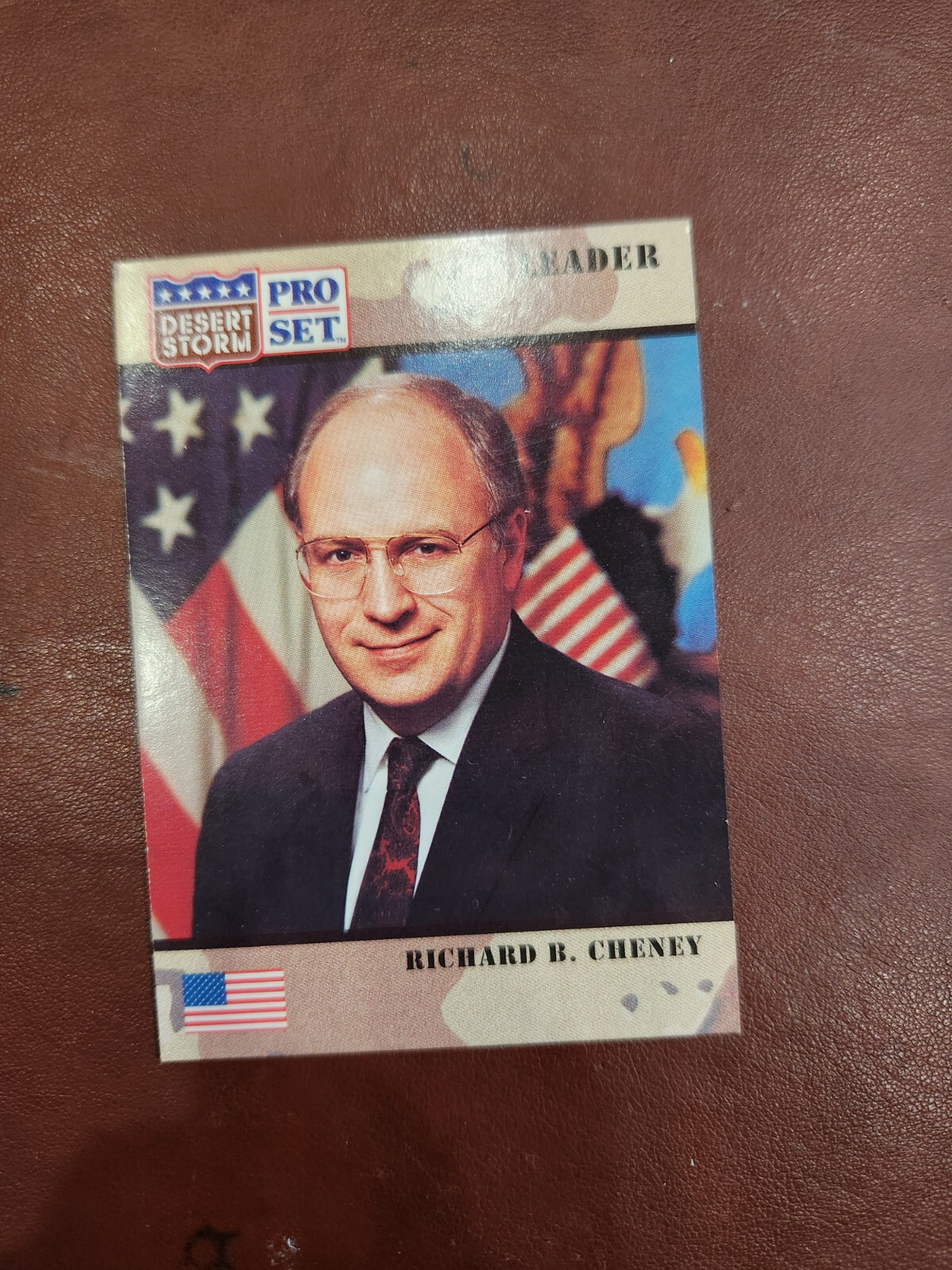 1991 Pro Set Card Desert Storm #80 Dick Cheney | eBay