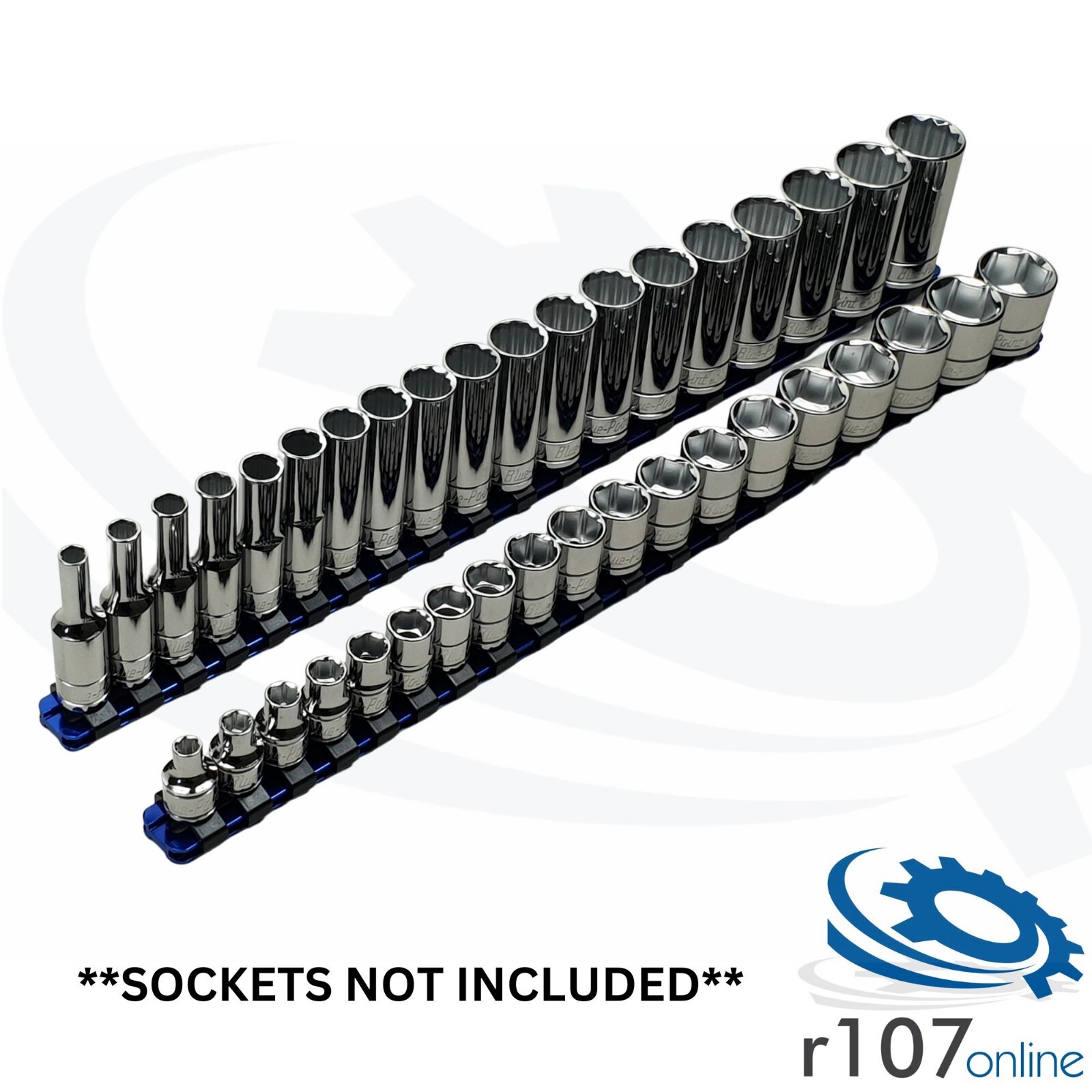 Aluminium Socket Rails - Choose Length, Drive Size and Number of Clips ...