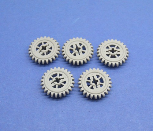 LEGO 5 x Technik Technic neuhell grau Zahnrad 24Z Zähne newgrey ...