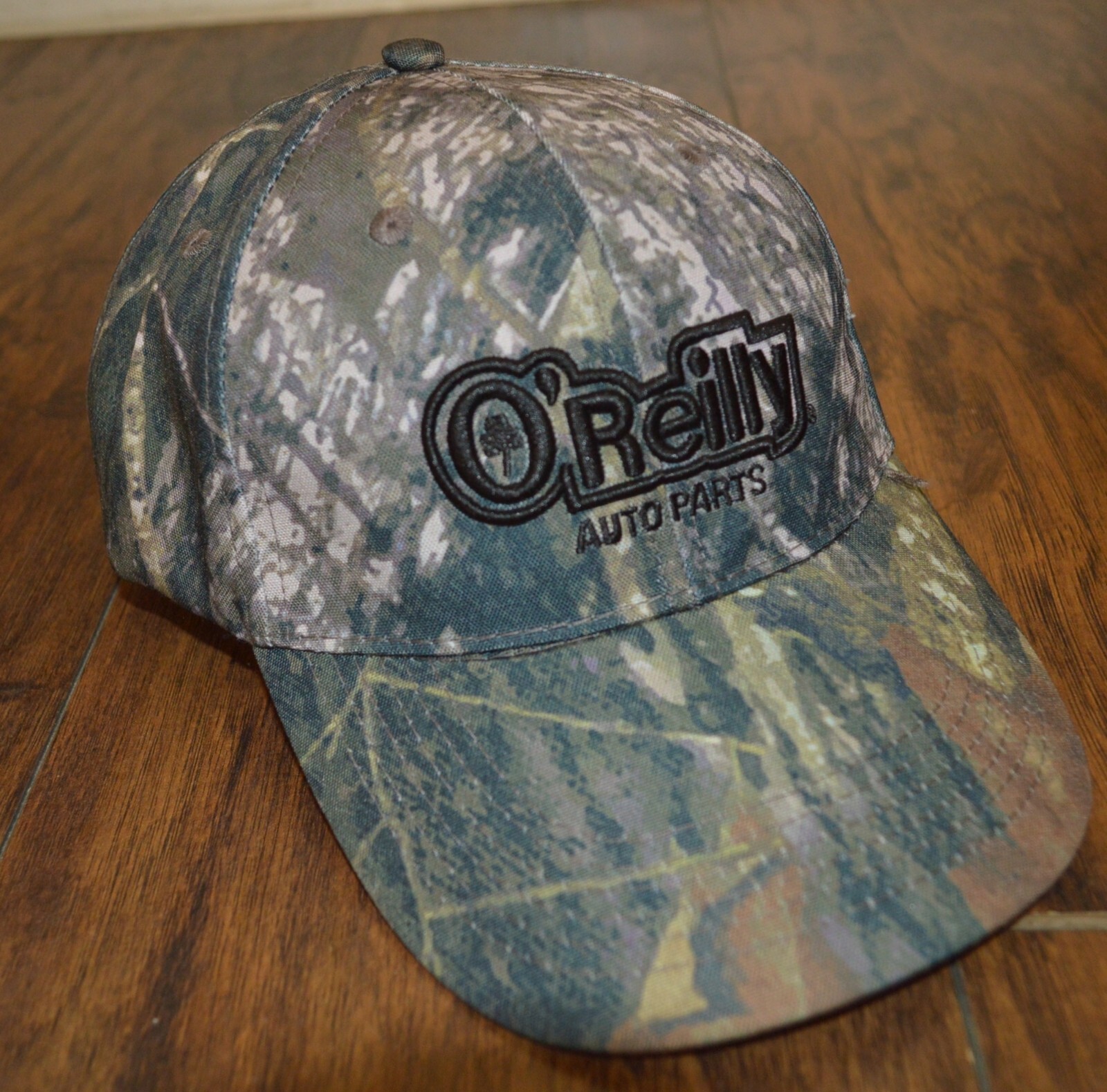O’Reilly Auto Parts Mossy Oak Camo Hunting Adjustable Mens Hat Baseball ...