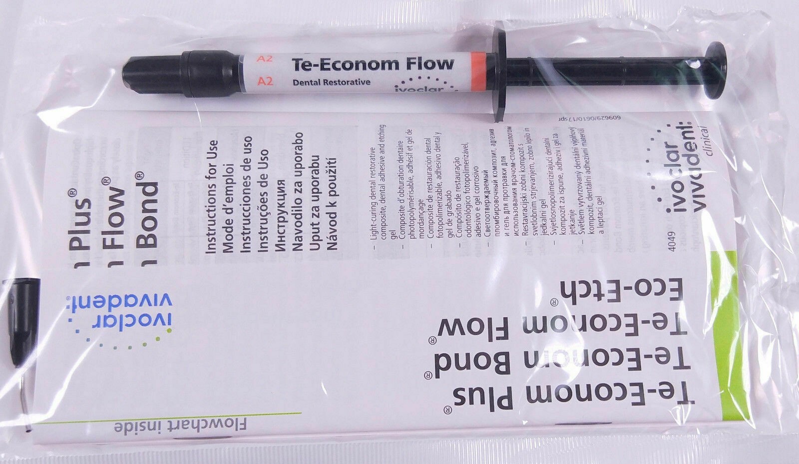 Ivoclar Vivadent Dental Flowable Composite Light Cure Resin TE-Econom ...