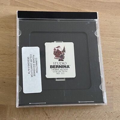 Studio Bernina Debbie Mumm Collection Embroidery Card No 113 Christmas ...