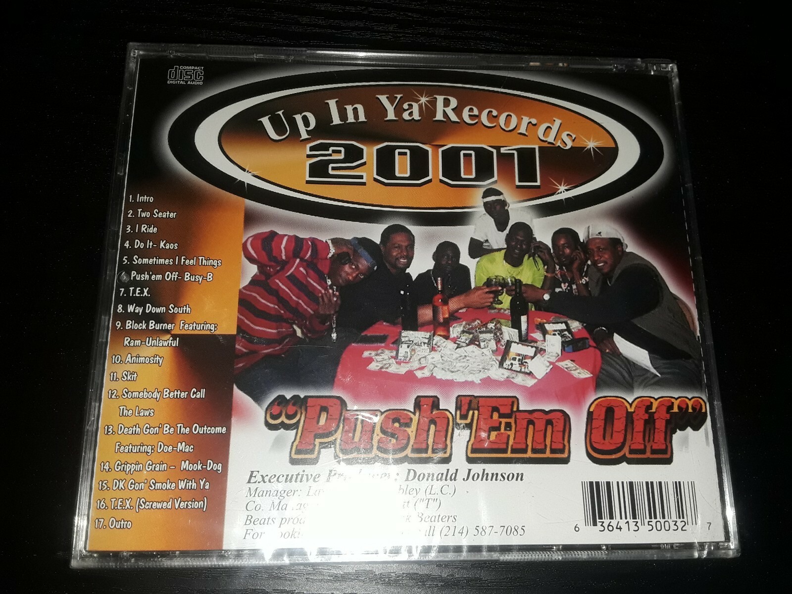 DEADLY KHANNECTION PUSH EM OFF DJ SCREW TEXAS RAP G-FUNK RARE OOP NEW ...