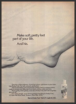 Pretty Feet 1970s Print Advertisement 1977 Leg Soft Touch | eBay