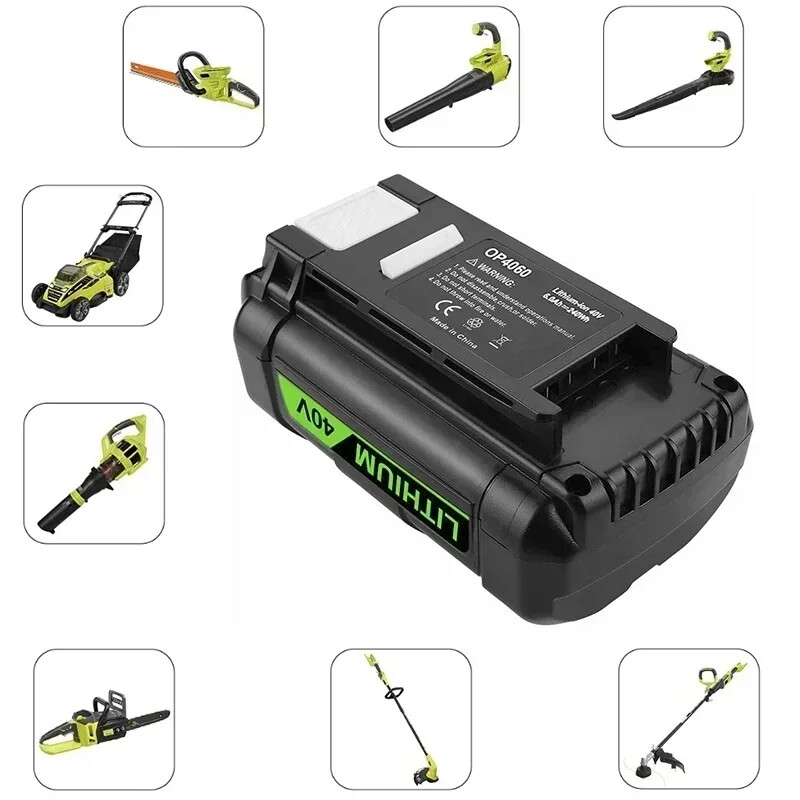 NEW 40V 7.5Ah Battery For Ryobi OP4050 OP4030 OP4026 OP4040 RY40430 ...