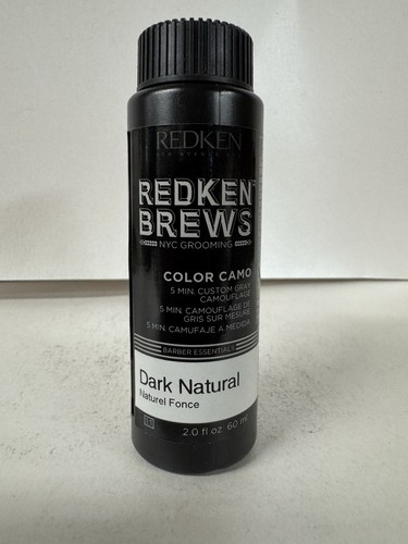 REDKEN FOR MEN 5 minute color camo custom gray protein Dark NATURAL | eBay
