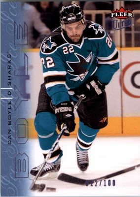 2009-10 Ultra Ice Medallion #126 Dan Boyle /100 - HKY | eBay