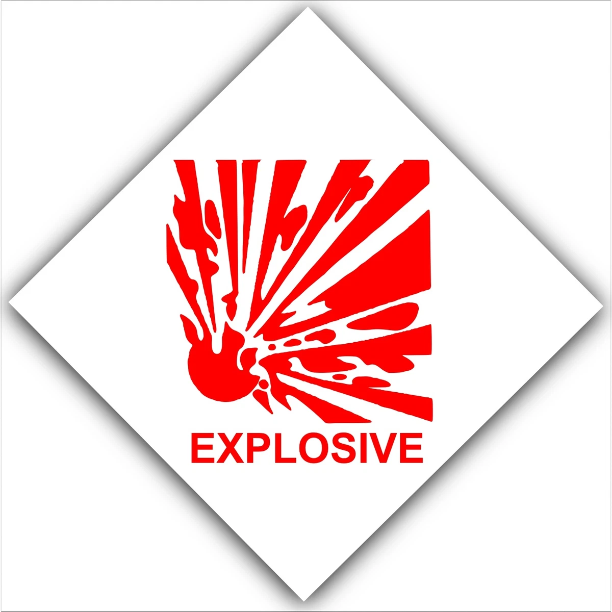 Explosion Hazard Sign