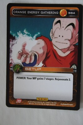 DBZ Dragon Ball Z TCG "Orange Energy Gathering" S34 | eBay