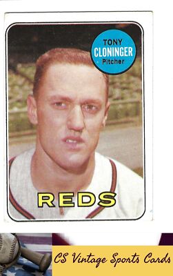 1969 Topps #492 Tony Cloninger | eBay