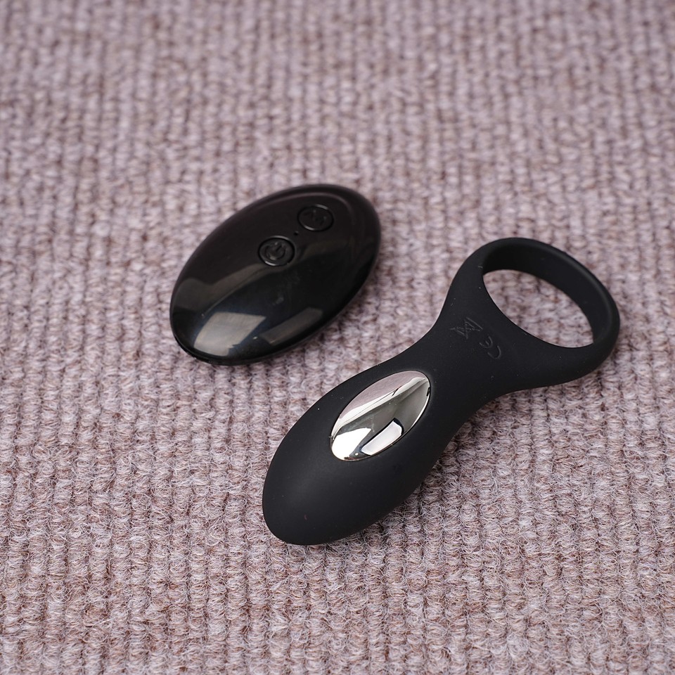 Rabbit Vibrating Cock Ring Rechargeable Penis Ring Vibrator Sex Toys ...