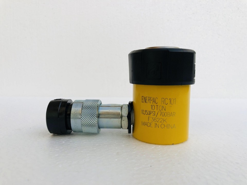 Enerpac RC 101 Trio Hydraulic Cylinder Single Acting 10 Ton Capacity 1 ...