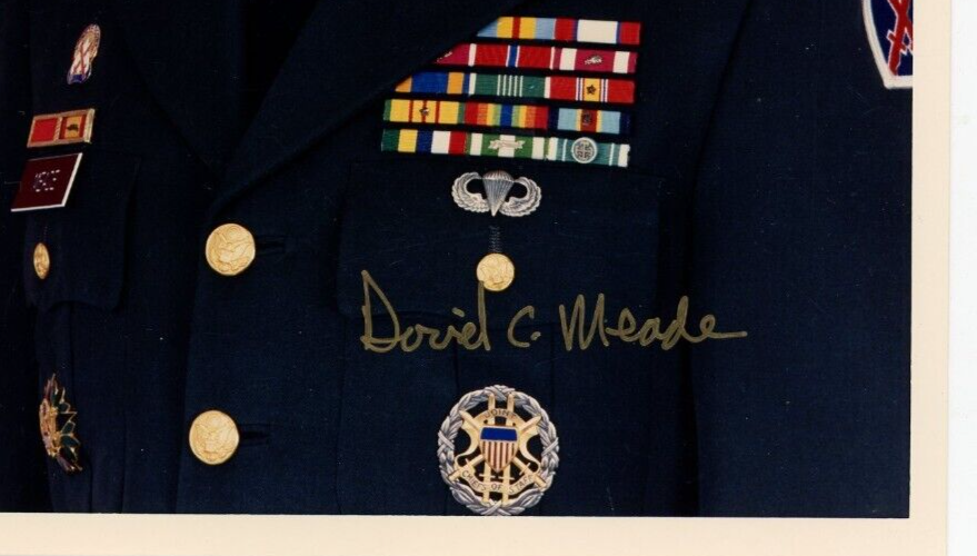Autographed 8x10 Photo United States Army Major General David C. Meade ...