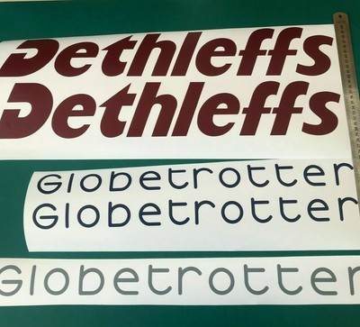 Dethleffs Globetrotter decal set, For Dethleffs Globetrotter campers ...