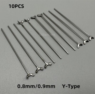 10pcs Dental Ortho Ball Retainer J Clasp Oblique Clasps Bars 0.8/ 0.9mm ...