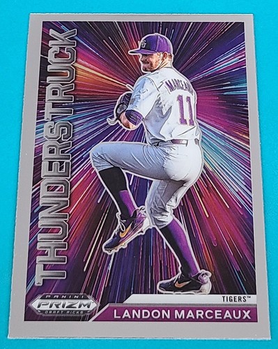 2021 Panini Prizm DP Thunderstruck #T-LM Landon Marceaux LSU Baseball ...