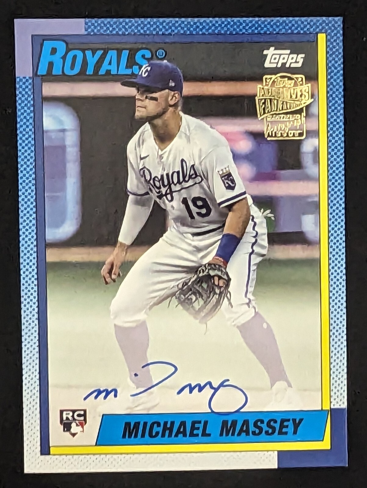 Michael Massey Royals 2023 Topps Archives Fan Favorite Auto #90FF-MM Rookie Card | eBay