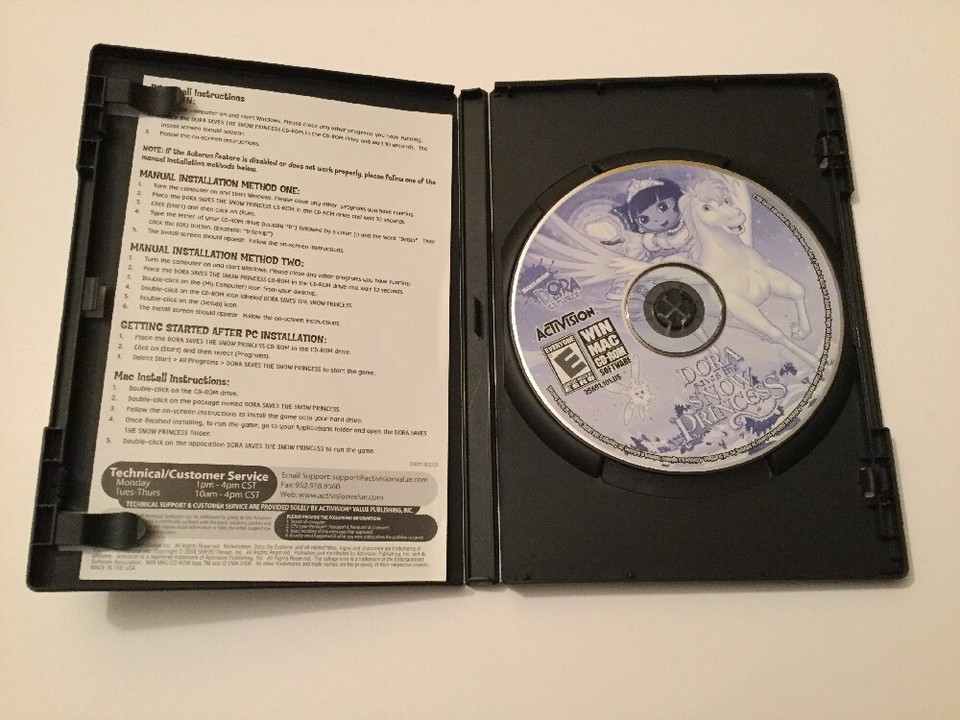 Dora the Explorer: Dora Saves the Snow Princess (Windows PC CD-ROM/Mac ...
