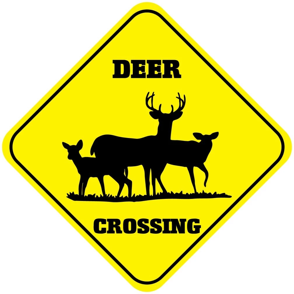 Deer Xing Sign