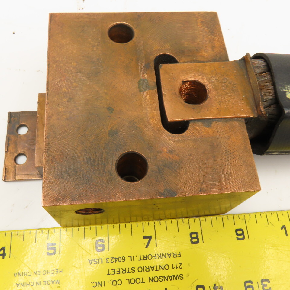 1200 x 8 Resistance Welding Copper Shunt Assembly Mounting Block | eBay