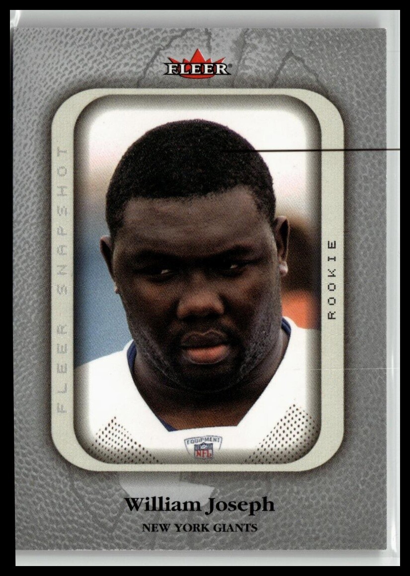 2003 Fleer Snapshot #135 William Joseph #/500 | eBay