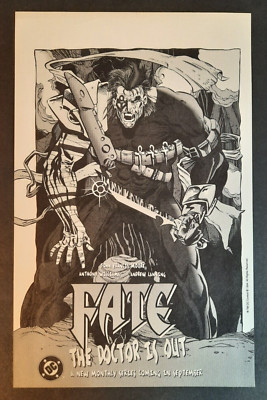 1994 FATE "The Doctor is Out" DC Comics Promo Art - Print Ad/Ad Page | eBay