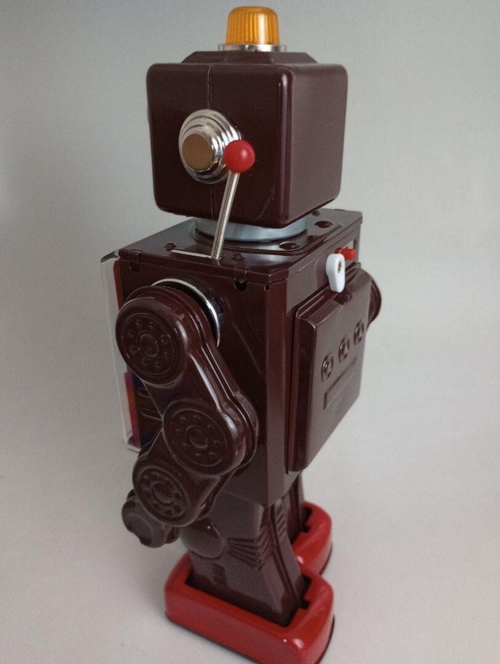 Metal House Robot Series VIntage Tin Toy Piston Robot 3 III Showa Retro ...