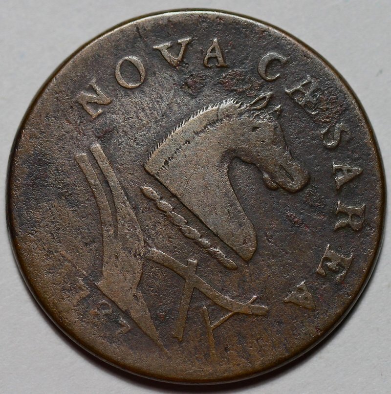 1787 New Jersey Copper Colonial Coin | eBay