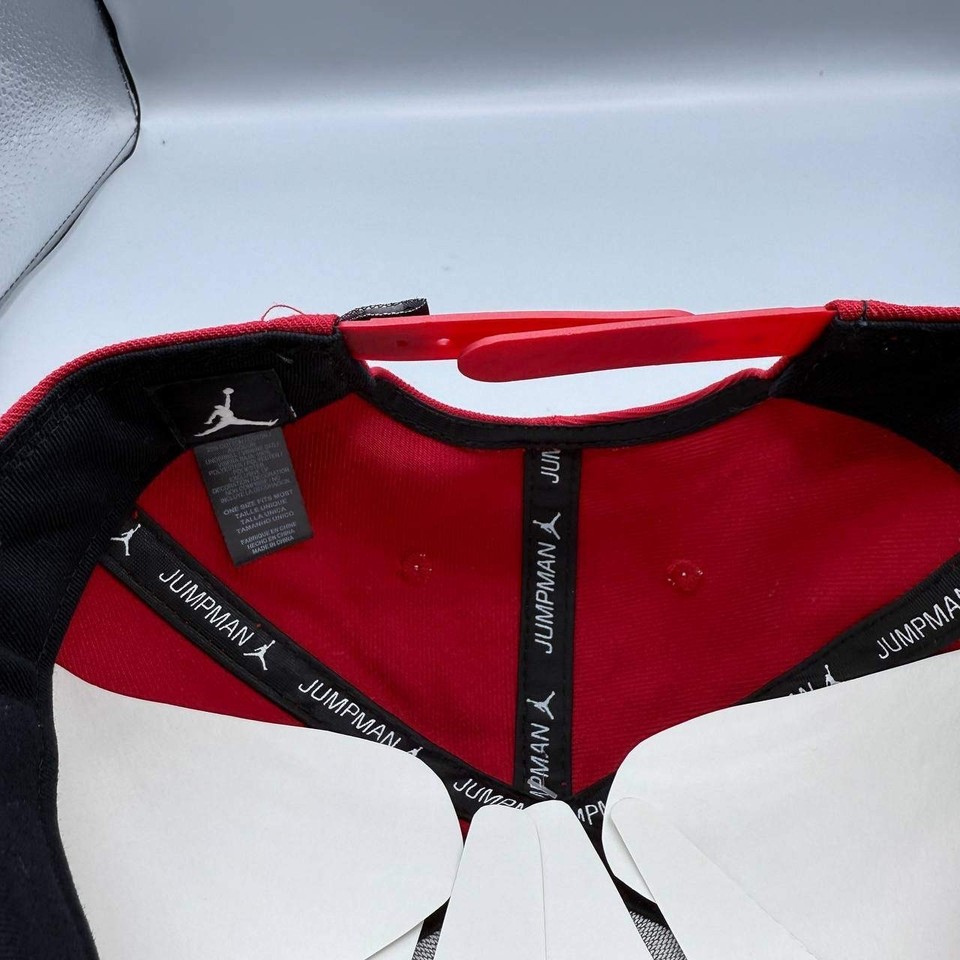 Air Jordan Hat Men Red Green Hare Embroidered Logo Jumpman Snap Back ...