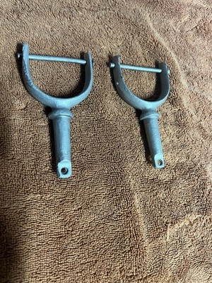 1 Pair Vintage Antique Wooden Row Boat Oar Locks 2 1/8” Opening | eBay