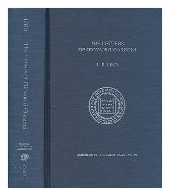 GARZONI, GIOVANNI (1419-1505) The letters of Giovanni Garzoni ...
