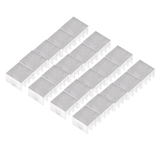 20pcs Heat Sink Pure Aluminum Heat Sink Power Module Heat Sink 11*11 ...