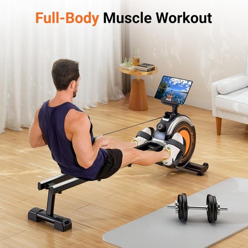 Magnetic Row Rowing Machine Rower 16 Levels Cardio Home Gym Exercise ...