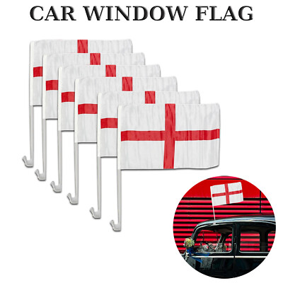 England Flag Car Window Flag St George's Day Royal Car Decor Flags ...