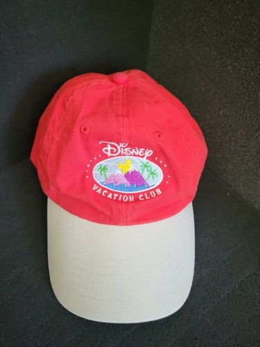 Disney Vacation Club DVC Member Red Adjustable Hat Cap | eBay