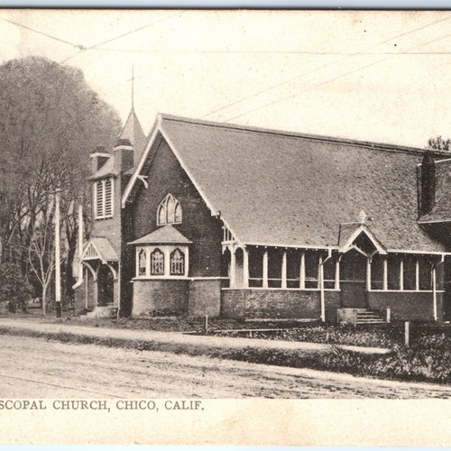 c1910s Chico, Cali. St. John's Episcopal Church Building Collotype ...