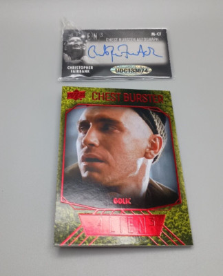 2021 Upper Deck Alien 3 Chest Burster 18/50 Golic CB-20 Christopher ...