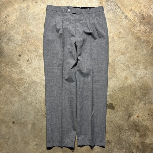 Vintage 70s John Michael Talon Grey Trouser Pants 34x32 1970s True ...