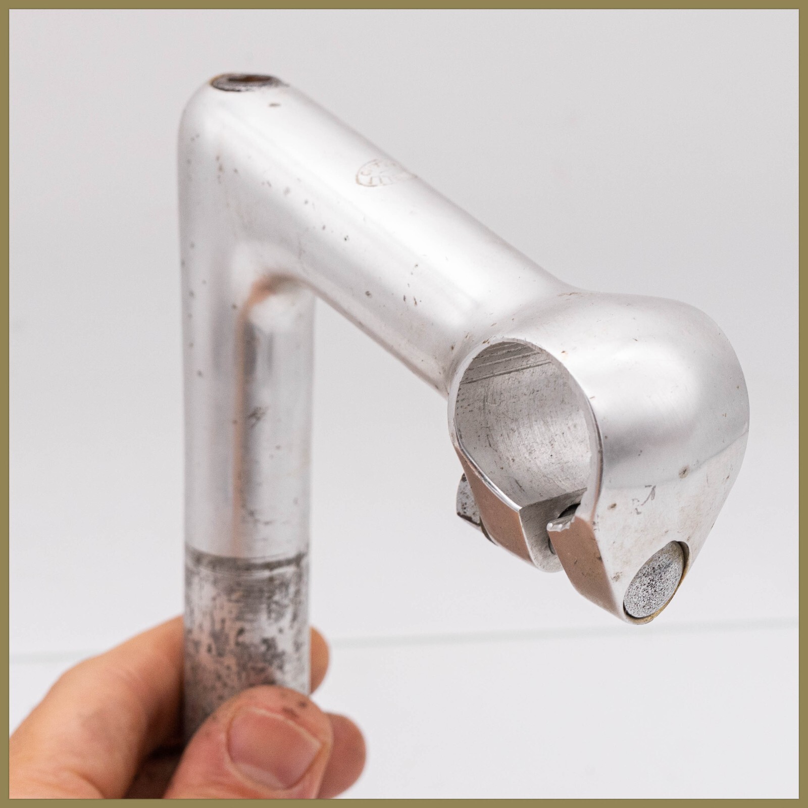 CINELLI 1A OLD LOGO 1" STEM VINTAGE 80 mm OLD ROAD BIKE QUILL 70S 26.4 ...